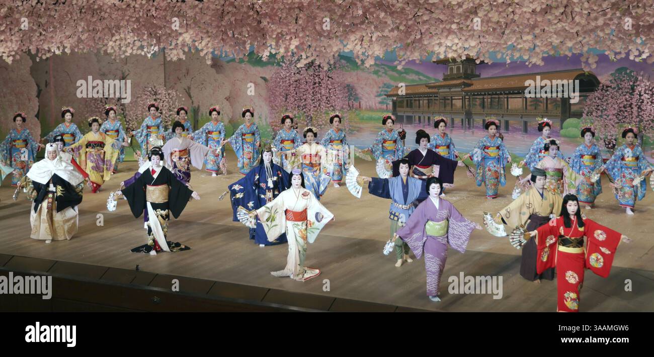 A final practice session is held in Kyoto on March 31, 2025, ahead of ...