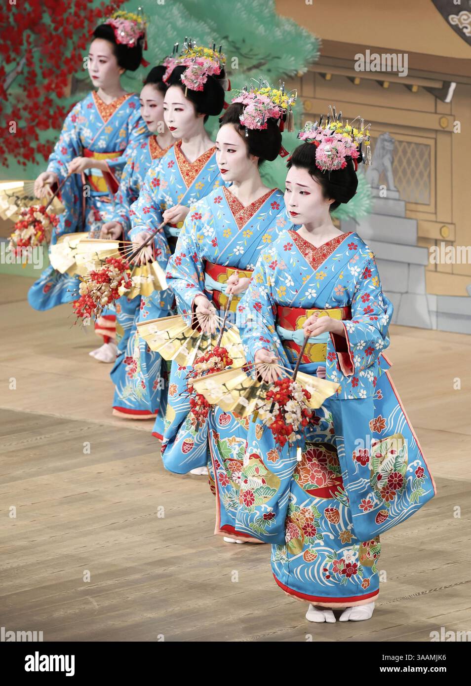 A final practice session is held in Kyoto on March 31, 2025, ahead of ...