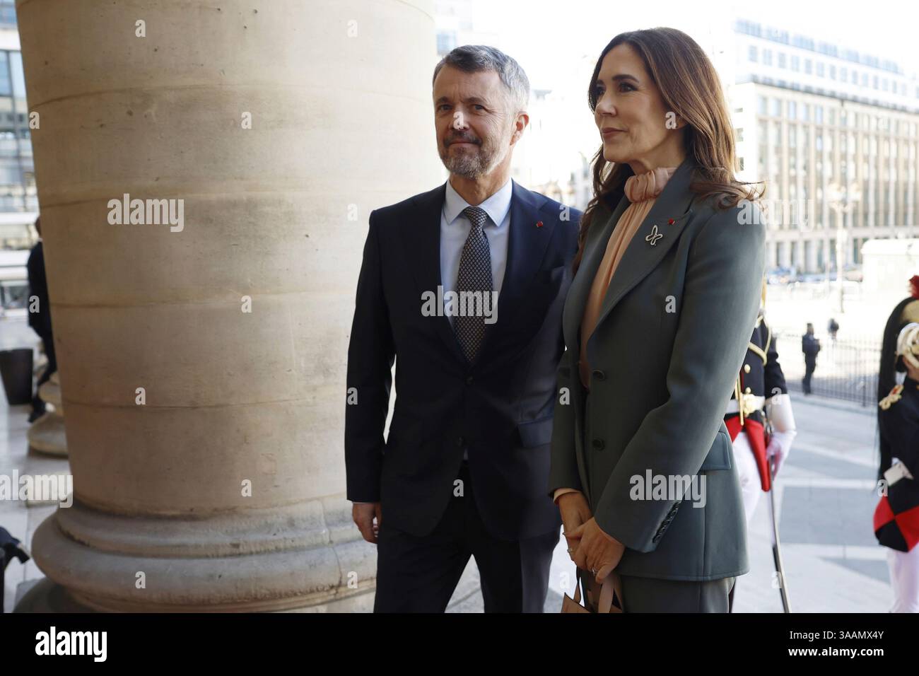 King Frederik X and Queen Mary of Denmark arrive at the inauguration of ...