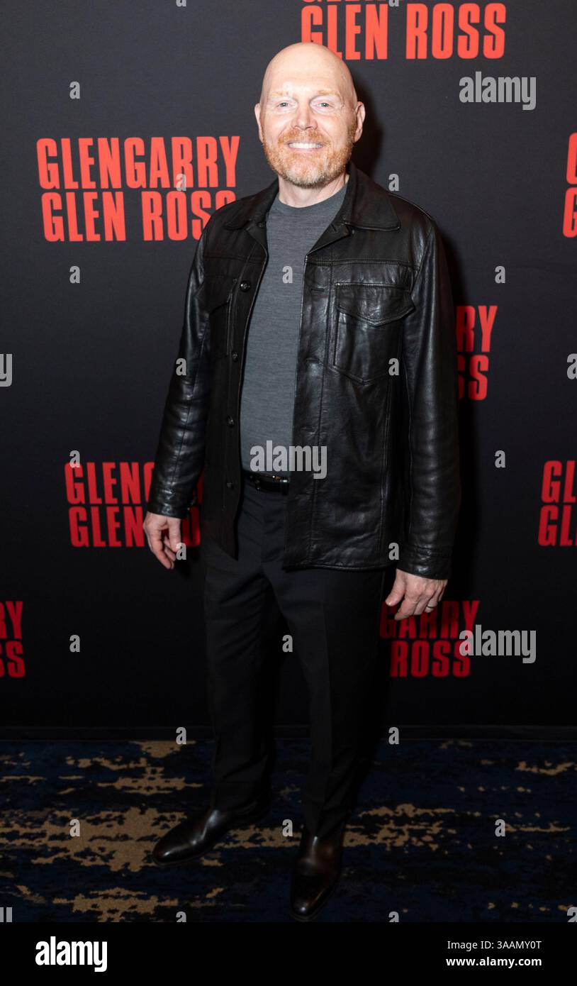 New York, USA. 31st Mar, 2025. Bill Burr attends press line after the ...