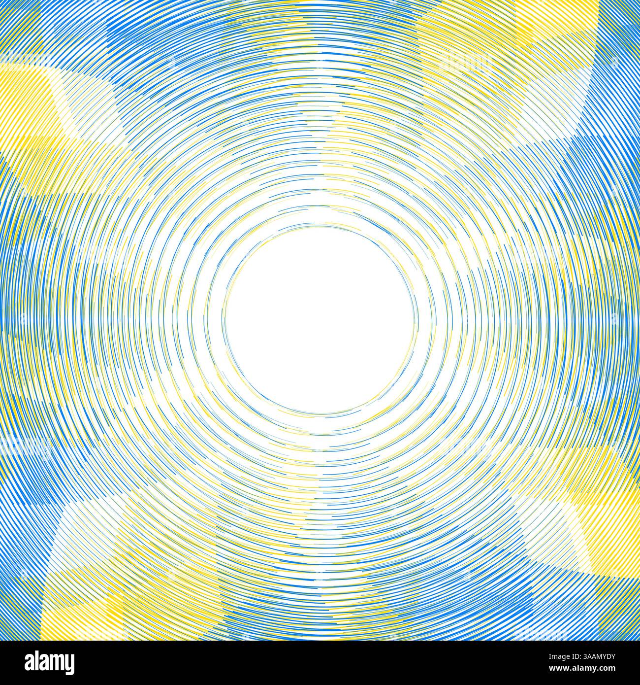 Concentric background of lines resembling a flower as a design element ...