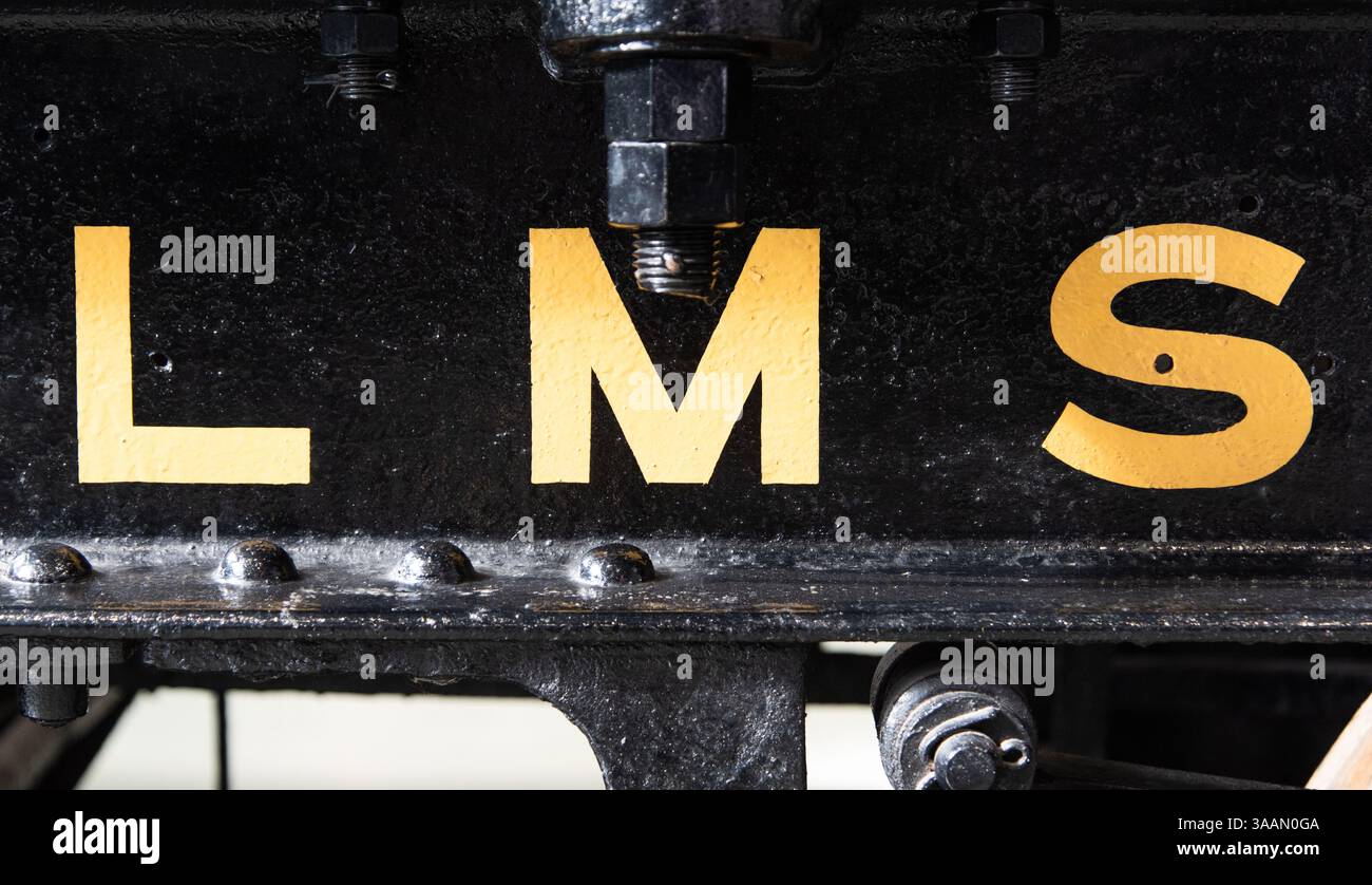 LMS logo on a United Dairies Six wheel milk tank at The National ...