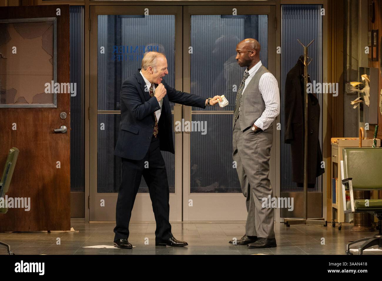 New York, USA. 31st Mar, 2025. Donald Webber Jr. and Bob Odenkirk ...