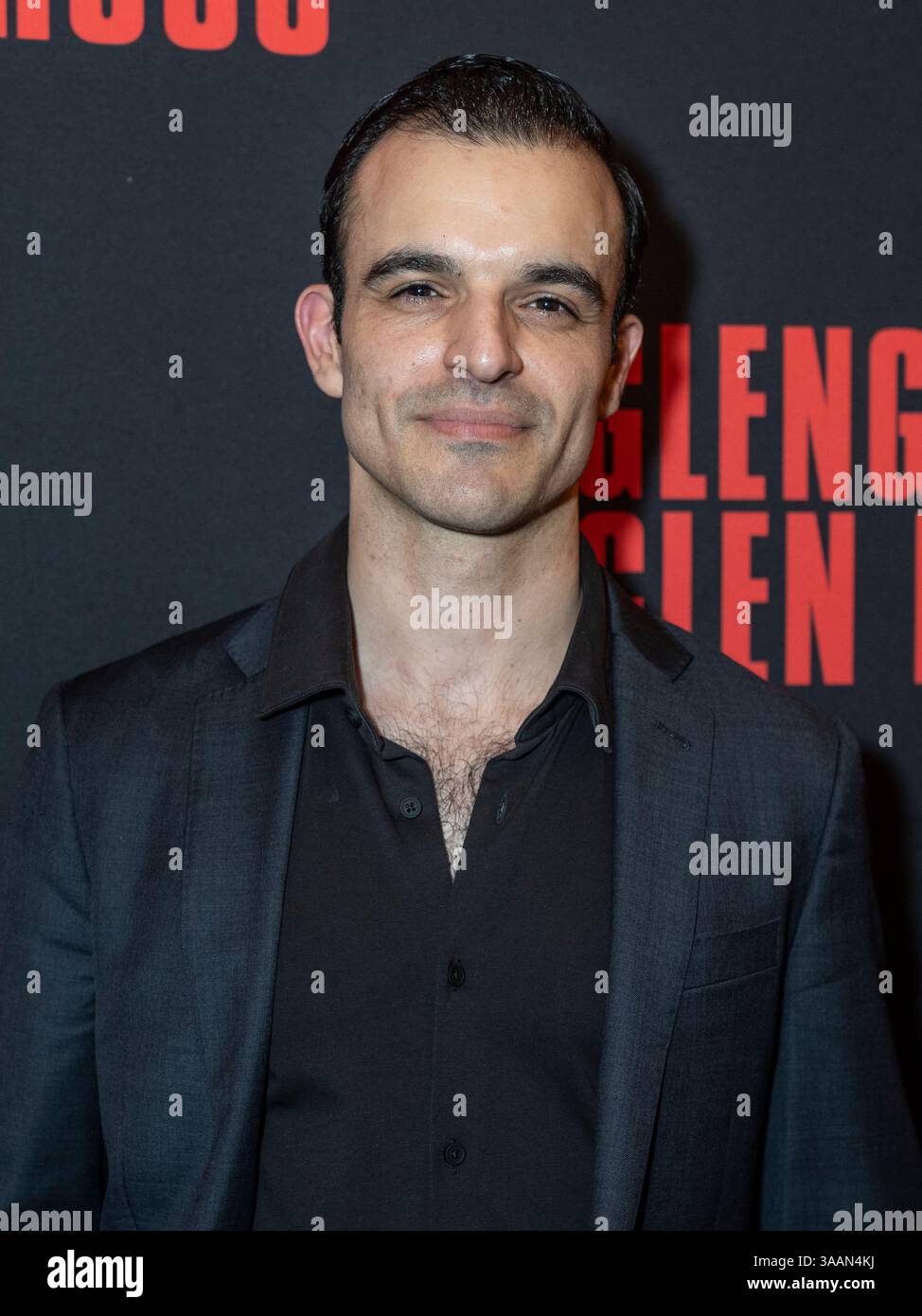 Alex Purcell attends press line after the opening night of Broadway ...