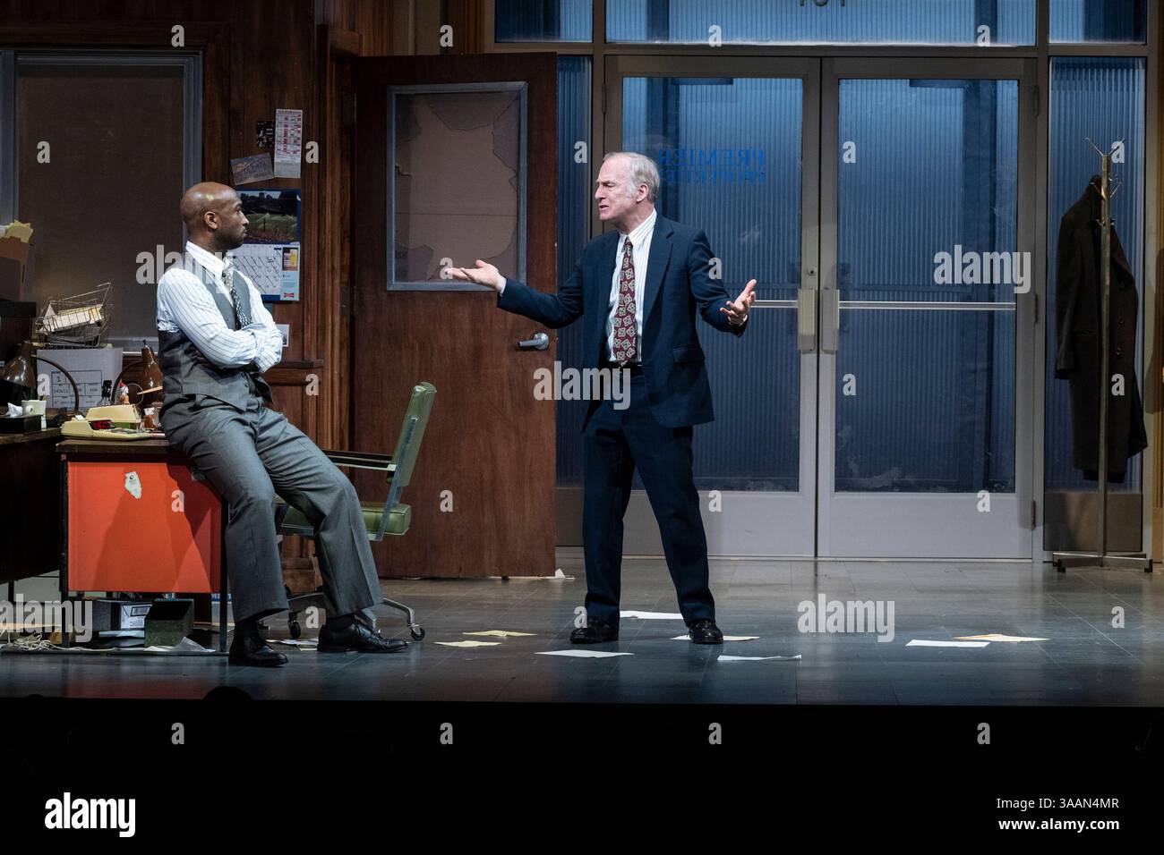 New York, NY, March 31, 2025: Donald Webber Jr. and Bob Odenkirk ...