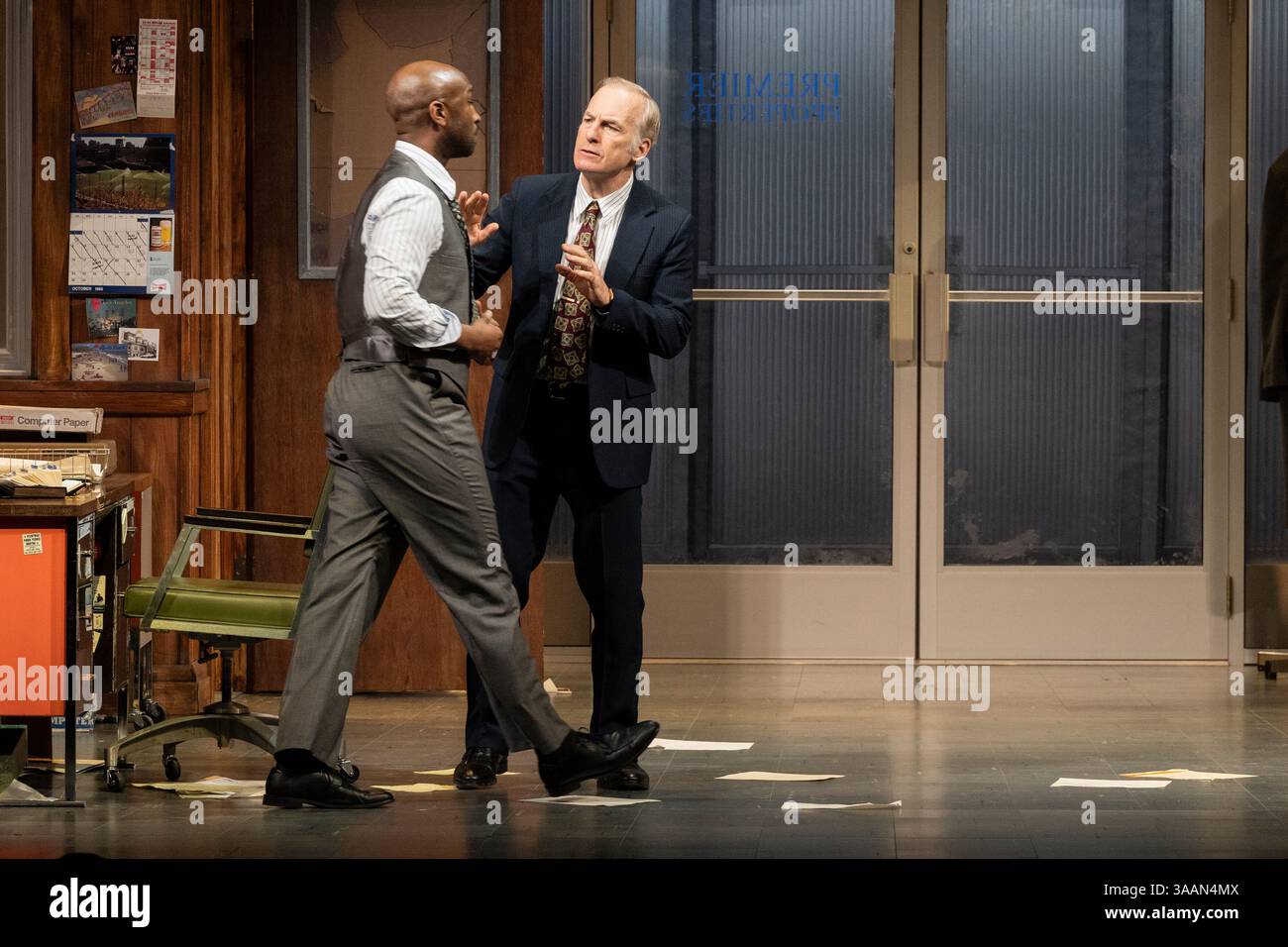 New York, NY, March 31, 2025: Donald Webber Jr. and Bob Odenkirk ...