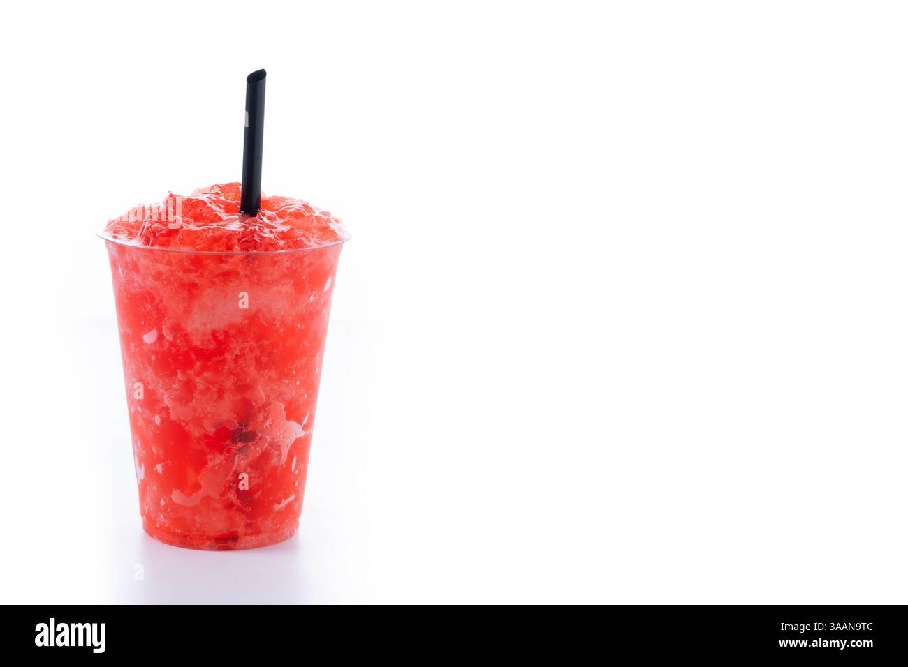 Refreshing cold summer slushie isolated on white background Stock Photo ...