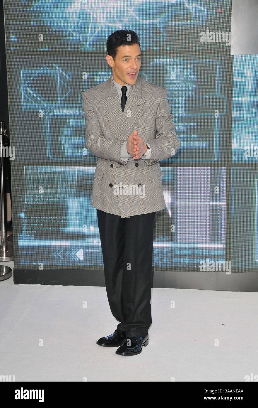 London, UK. 31st Mar, 2025. Rami Malek at "The Amateur" European film ...