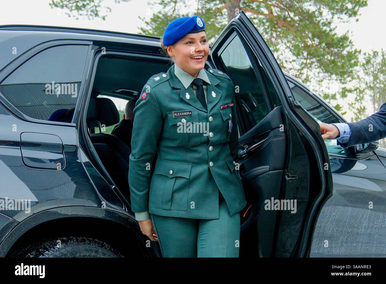 Bardufoss 20250401. The day before Princess Ingrid Alexandra graduates ...