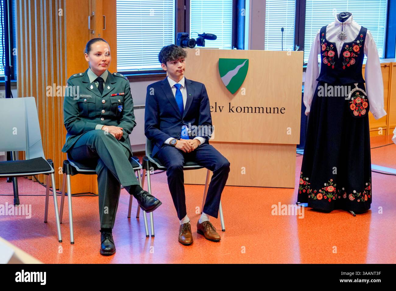 Bardufoss 20250401. The day before Princess Ingrid Alexandra graduates ...