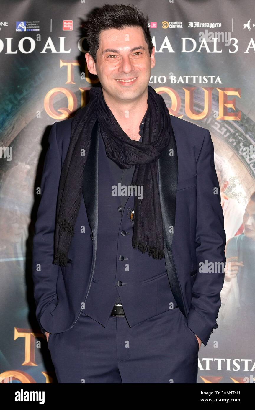 Gianni Quinto bei der Premiere des Kinofilms 'Tu quoque' in Space ...