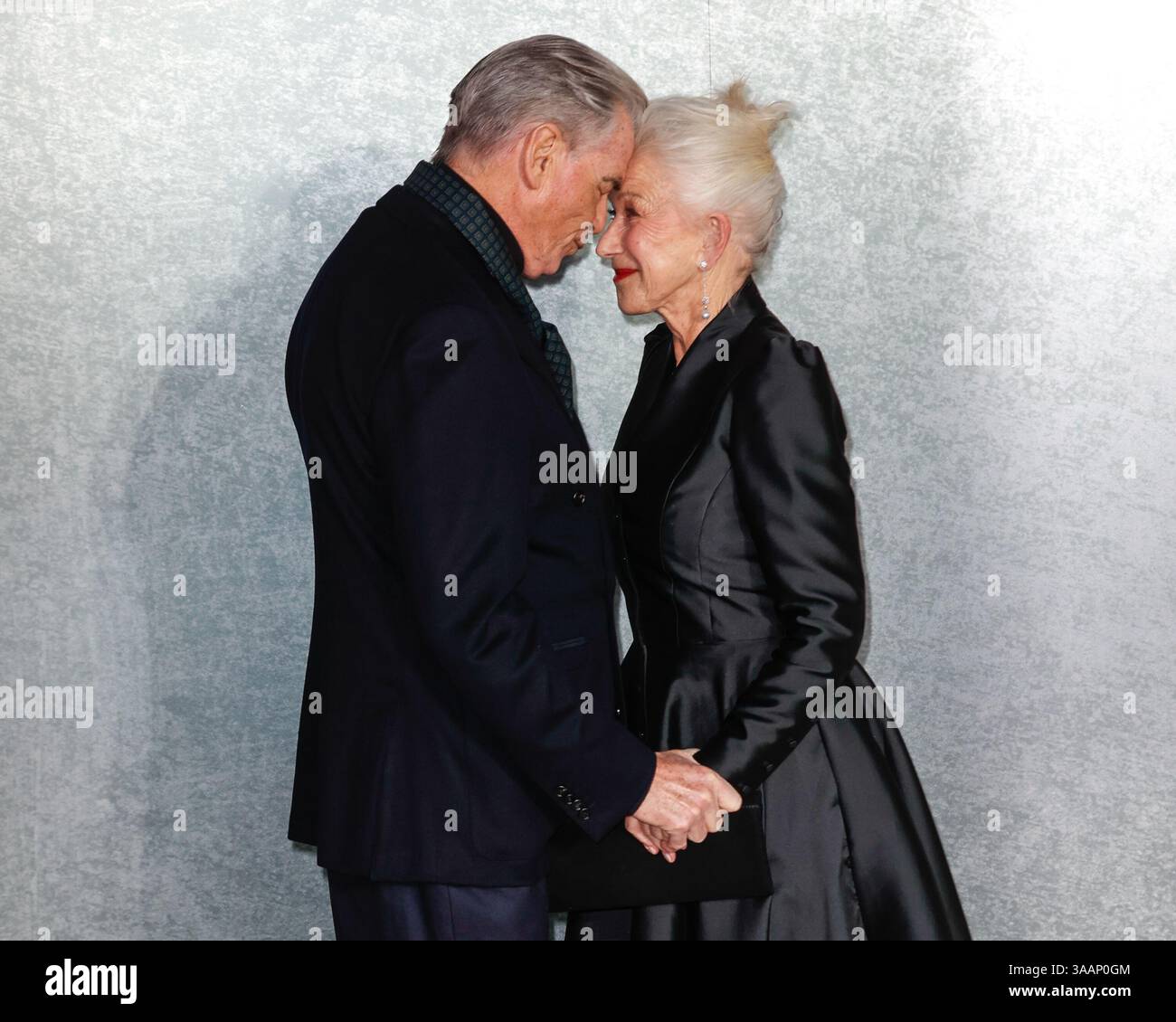 London, UK. 27th Mar, 2025. Helen Mirren and Pierce Brosnan attend the ...