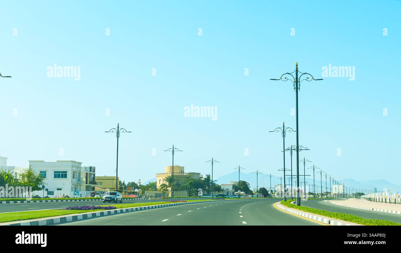Kalba, UAE- 01042025: Kalba city corniche, mangrove, park. High quality ...