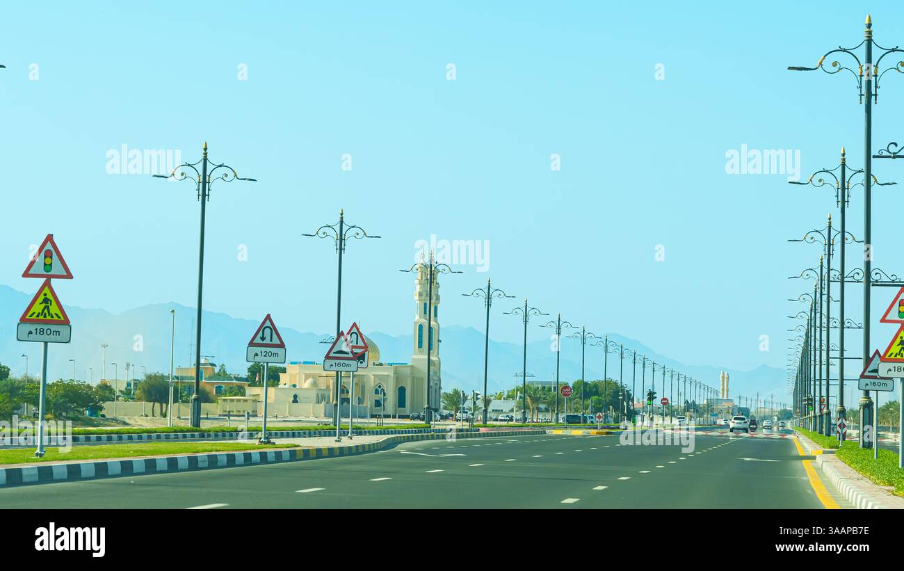 Kalba, UAE- 01042025: Kalba city corniche, mangrove, park. High quality ...