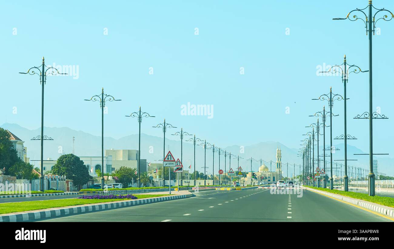 Kalba, UAE- 01042025: Kalba city corniche, mangrove, park. High quality ...