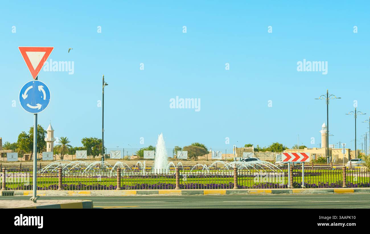 Kalba, UAE- 01042025: Kalba city corniche, mangrove, park. High quality ...