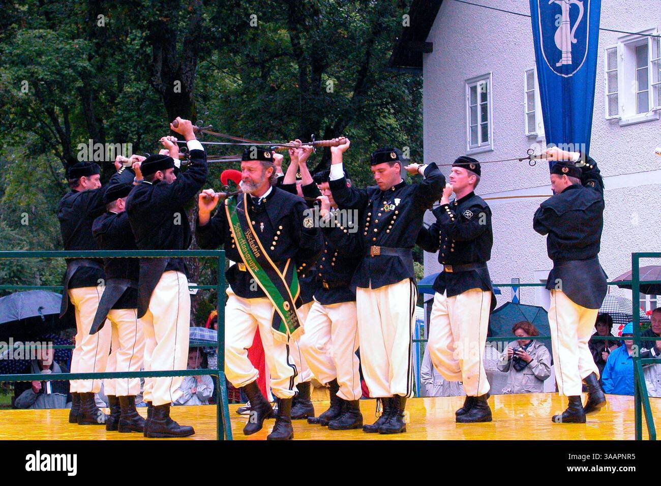 RECORD DATE NOT STATED miners performing the traditional sword dance ...