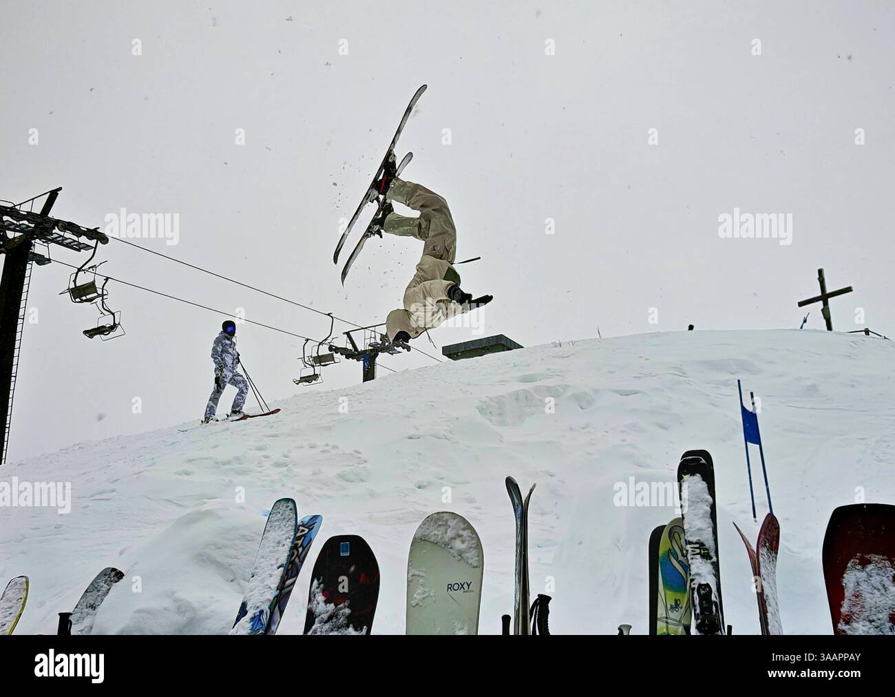 making a jump while skiing, ski technique and skill level making a jump ...