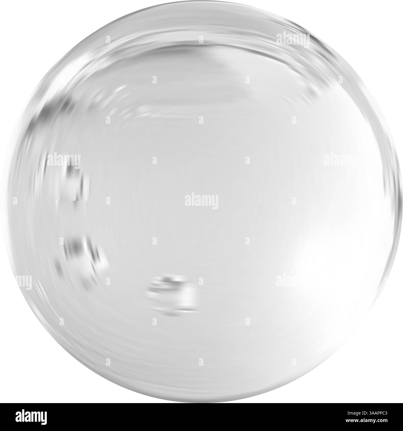 Geometric abstract shape.Realistic glossy glass ball.Abstract 3D light ...