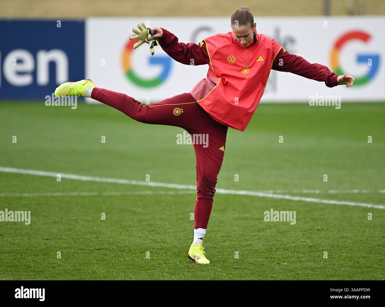 Hesse, Frankfurt, Germany. 01 April 2025, Hesse, Frankfurt/Main: Soccer ...