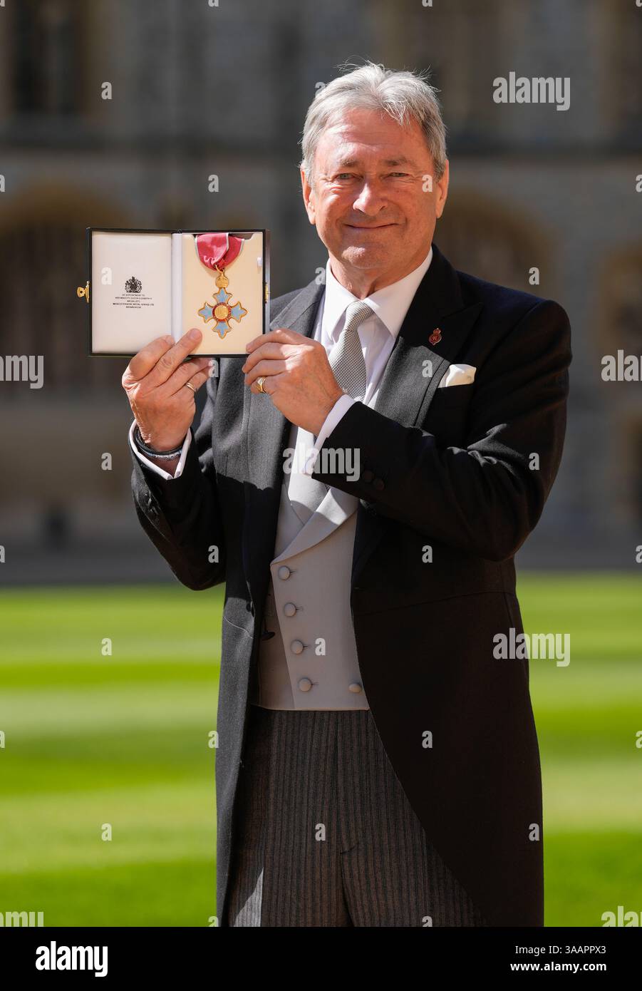 Alan Titchmarsh after being made a Commander of the Order of the ...