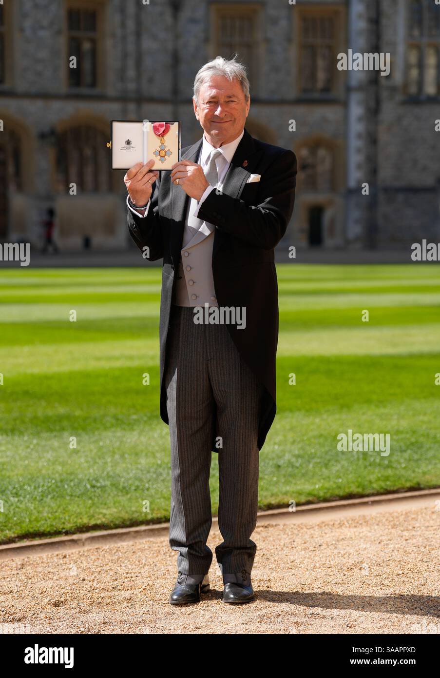 Alan Titchmarsh after being made a Commander of the Order of the ...