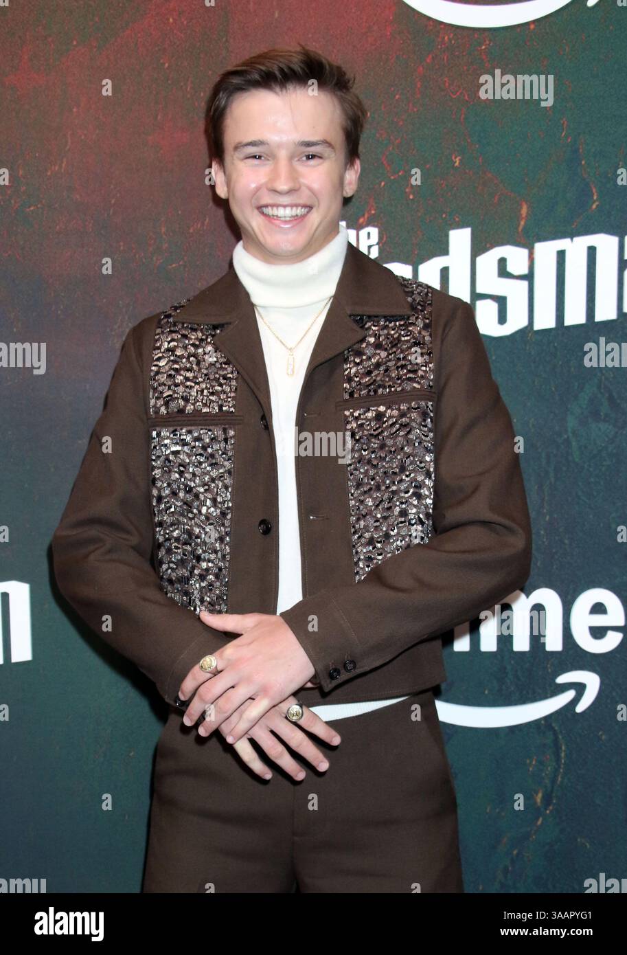 New York, USA. March 31, 2025 Maxwell Jenkins attend Prime Video's 'The ...
