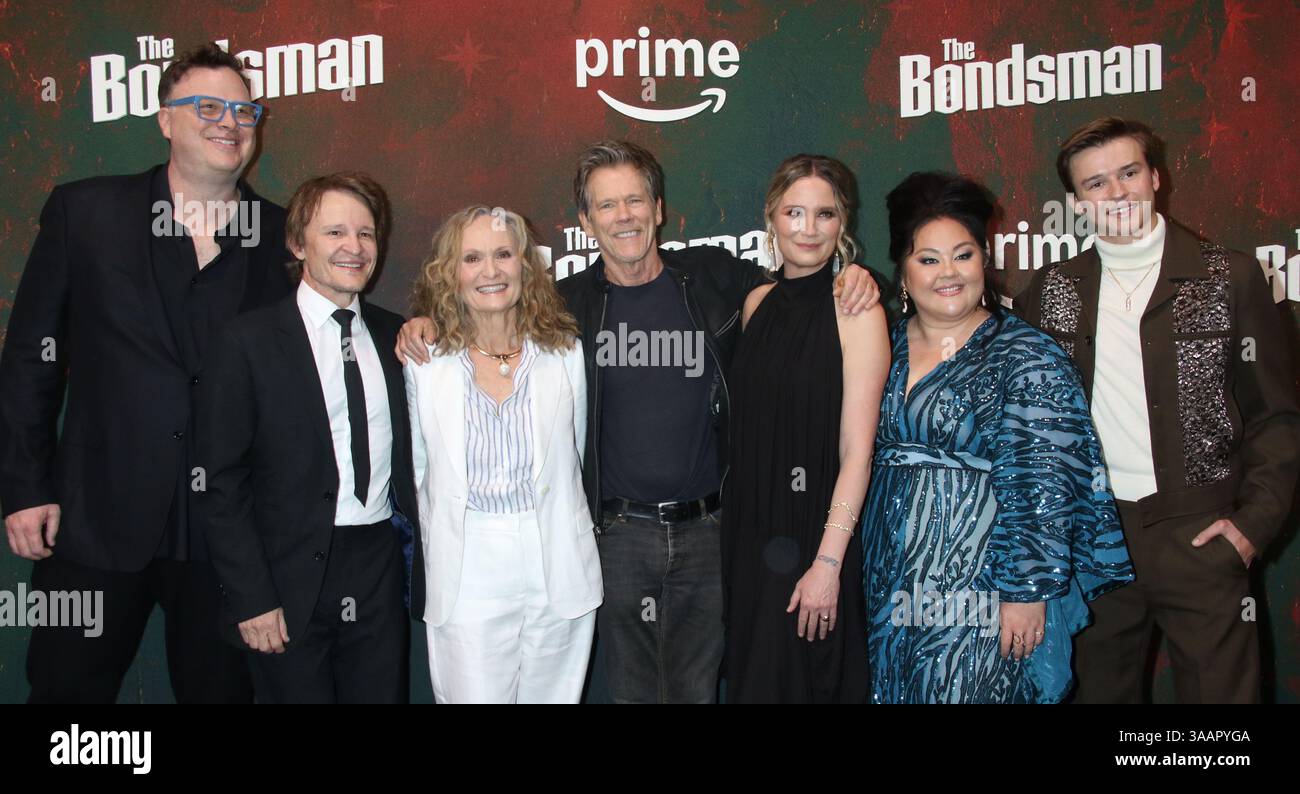 New York, USA. March 31, 2025 Erik Oleson, Damon Herriman, Beth Grant ...