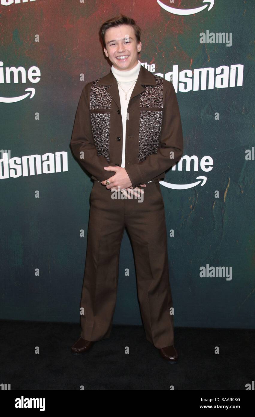 New York, USA. March 31, 2025 Maxwell Jenkins attend Prime Video's 'The ...