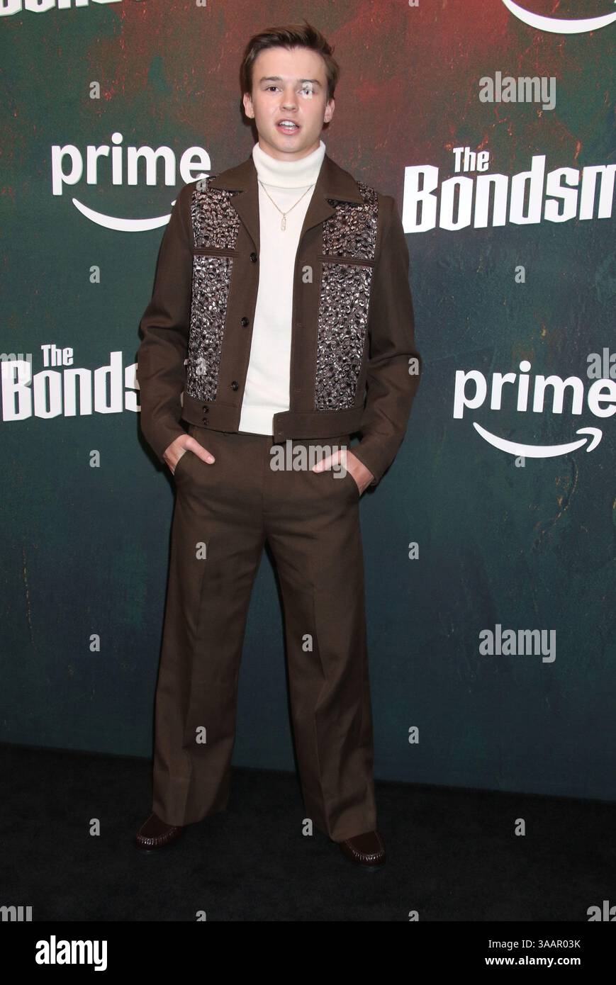 New York, USA. March 31, 2025 Maxwell Jenkins attend Prime Video's 'The ...