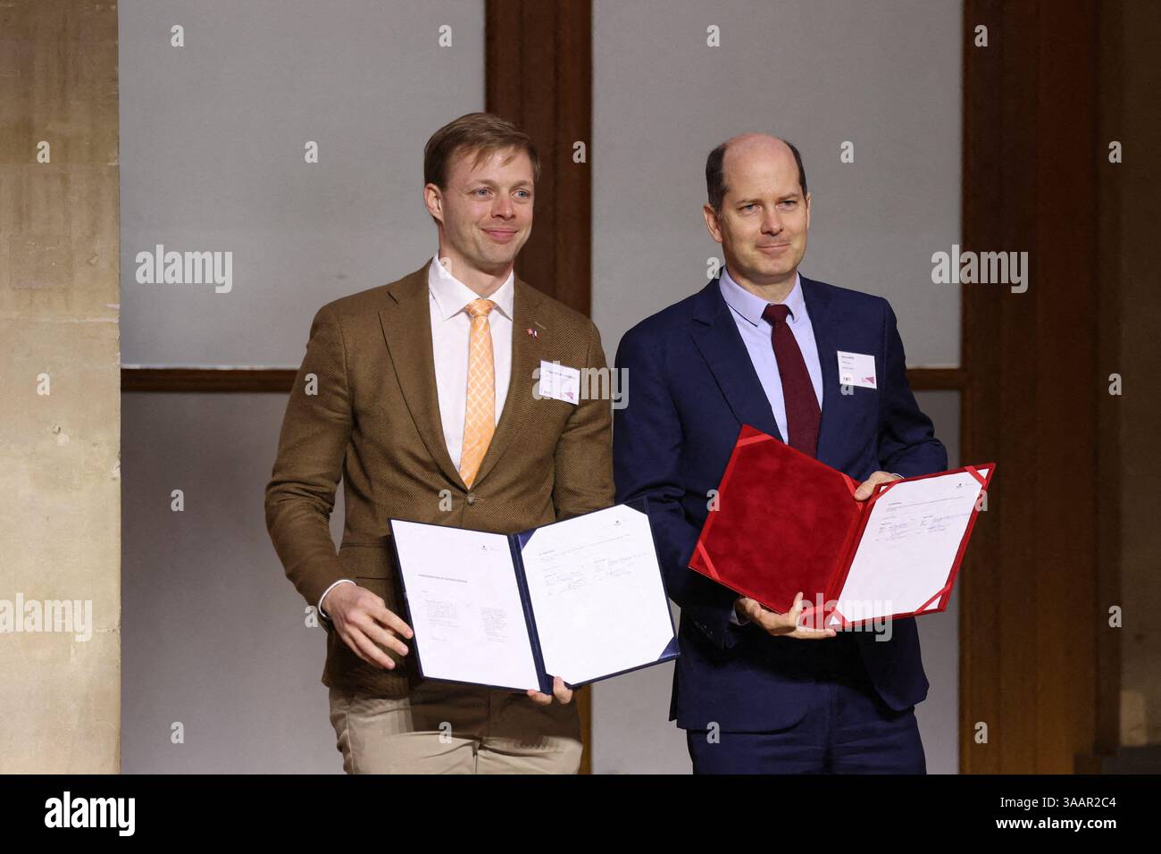 Paris, France. 01st Apr, 2025. CEO Cortrium Philippe Wargniez Jorgensen ...