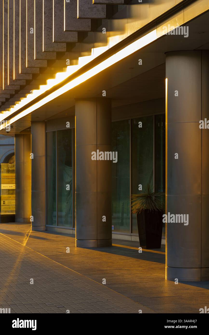 Late evening view of Metropolitan building on Plac Pilsudskiego ...