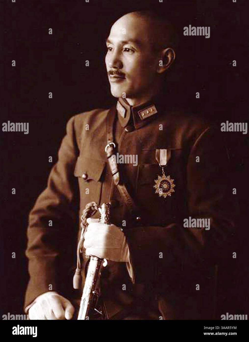 CHIANG KAI-shek (1887-1975) Leader of the Kuomintang, in 194 Stock ...
