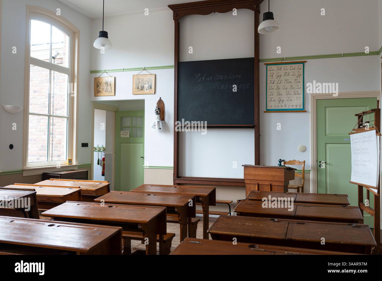 Historical classroom in the Netherlands, Roman Catholic education 1920s ...