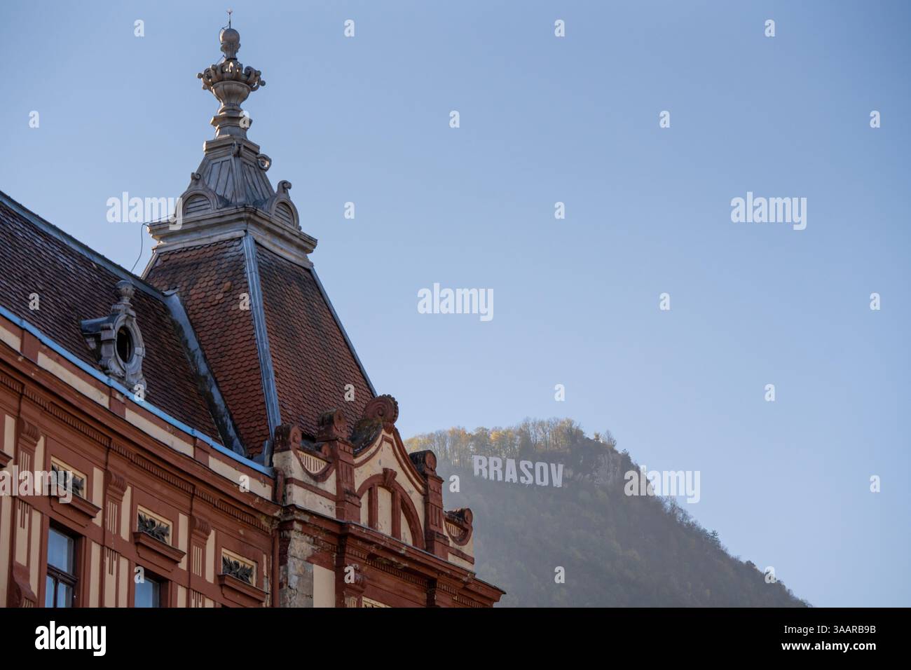 Brasov, Romania - October 19, 2024: Iconic City Sign on the Mountain in ...
