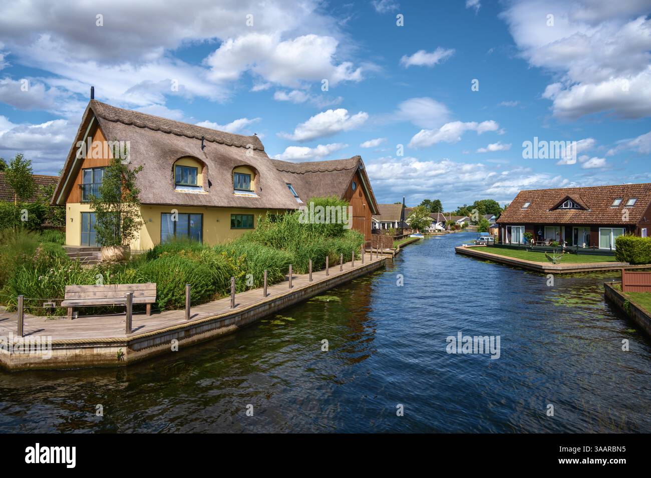 Norfolk Broads, Wroxham, UK Stock Photo - Alamy