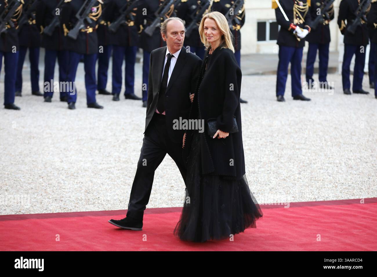 Paris, France on 31 March, 2025, Xavier Niel and Delphine Arnault ...