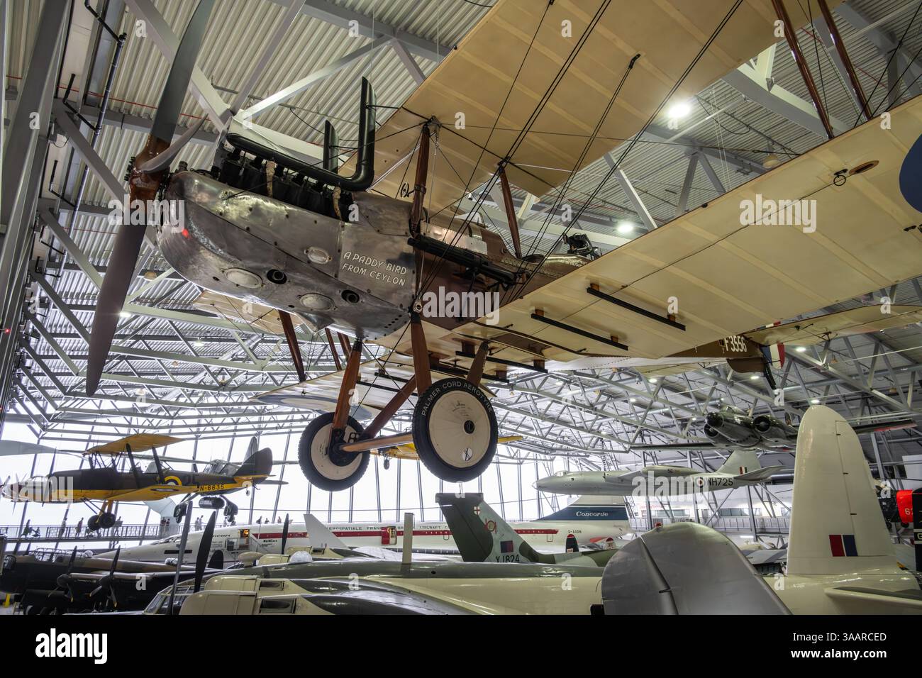 Royal Aircraft Factory R.E.8, IWM Duxford, UK Stock Photo - Alamy