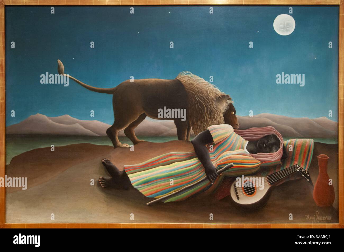 1897 oil painting by henri rousseau hi-res stock photography and images ...