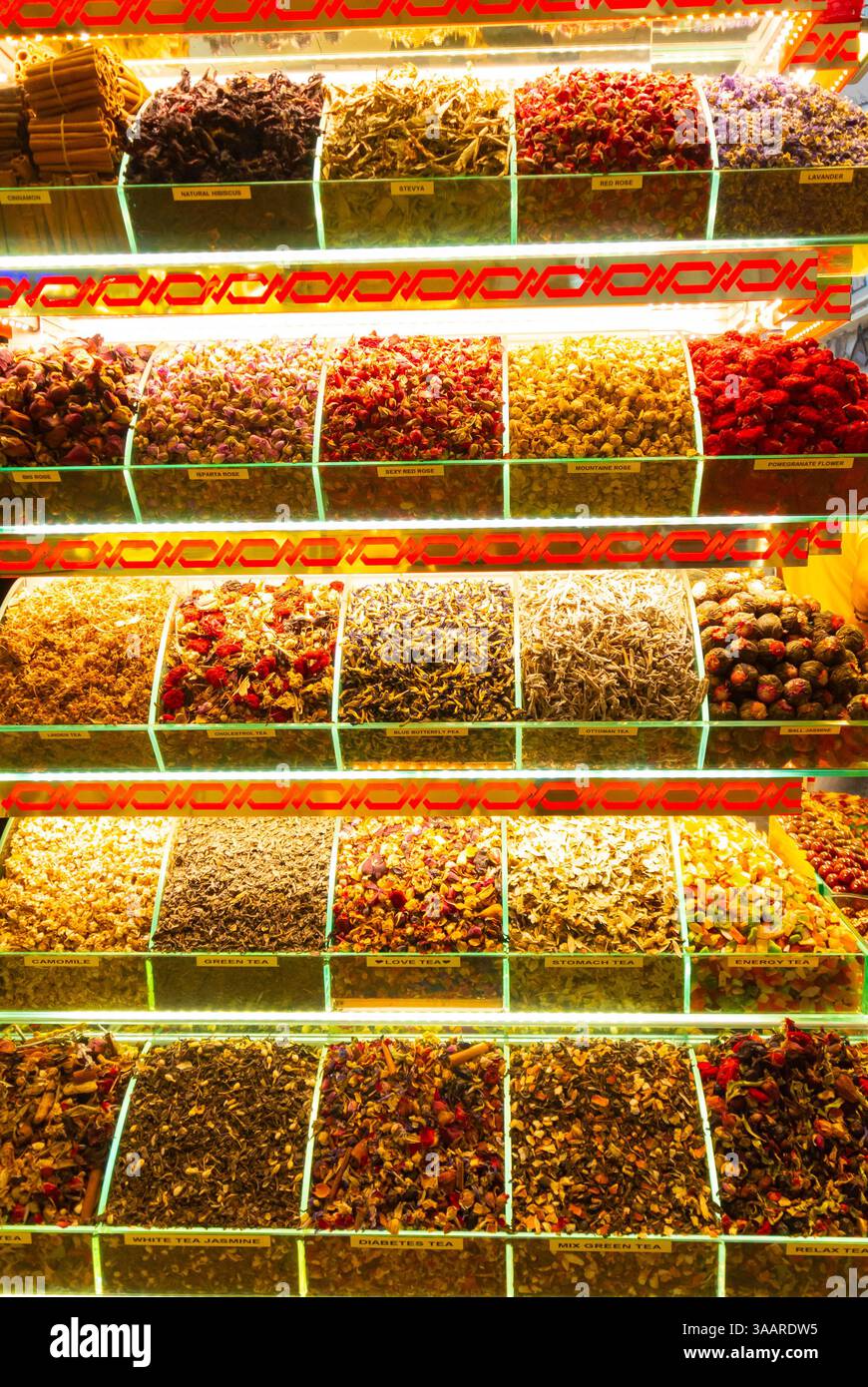 Istanbul, Turkey, Spices at Grand Bazaar in the Fatih district of ...