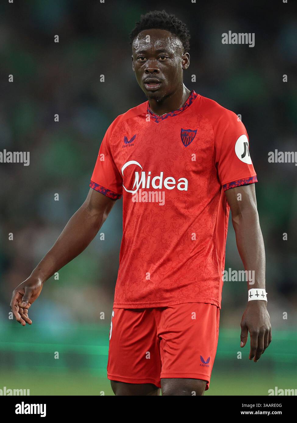 Sevilla, Spain. 30th Mar, 2025. Akor Adams of Sevilla FC during the La ...