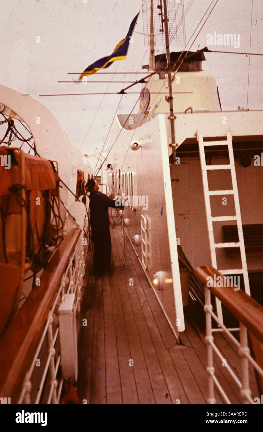 Vintage Life Aboard a Merchant Ship, 1960s–1970s Stock Photo - Alamy