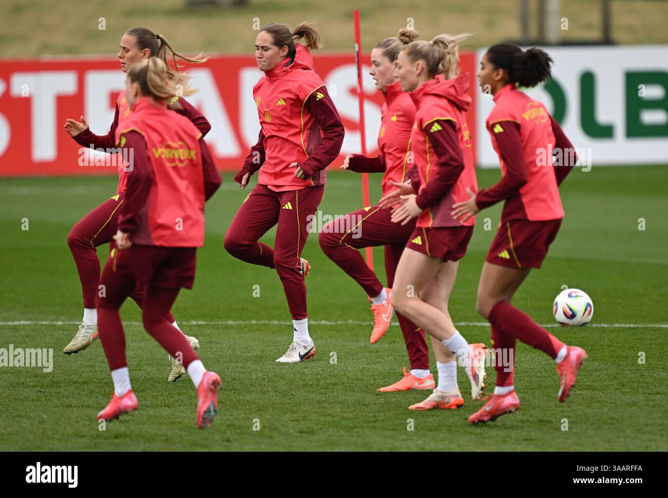 Hesse, Frankfurt, Germany. 01 April 2025, Hesse, Frankfurt/Main: Soccer ...