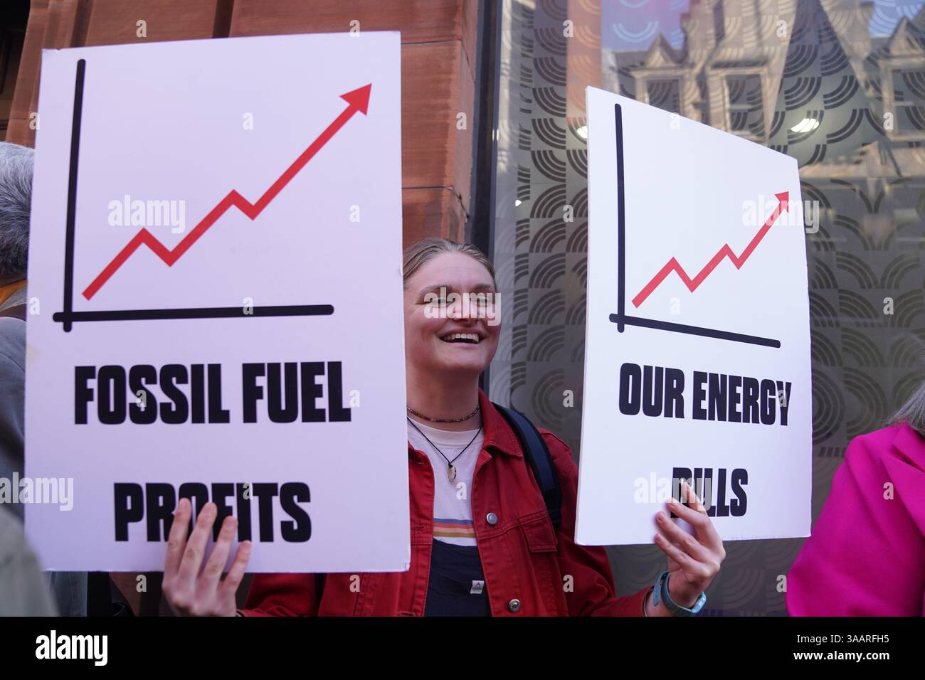 Unite union members take part in national day of action over energy ...