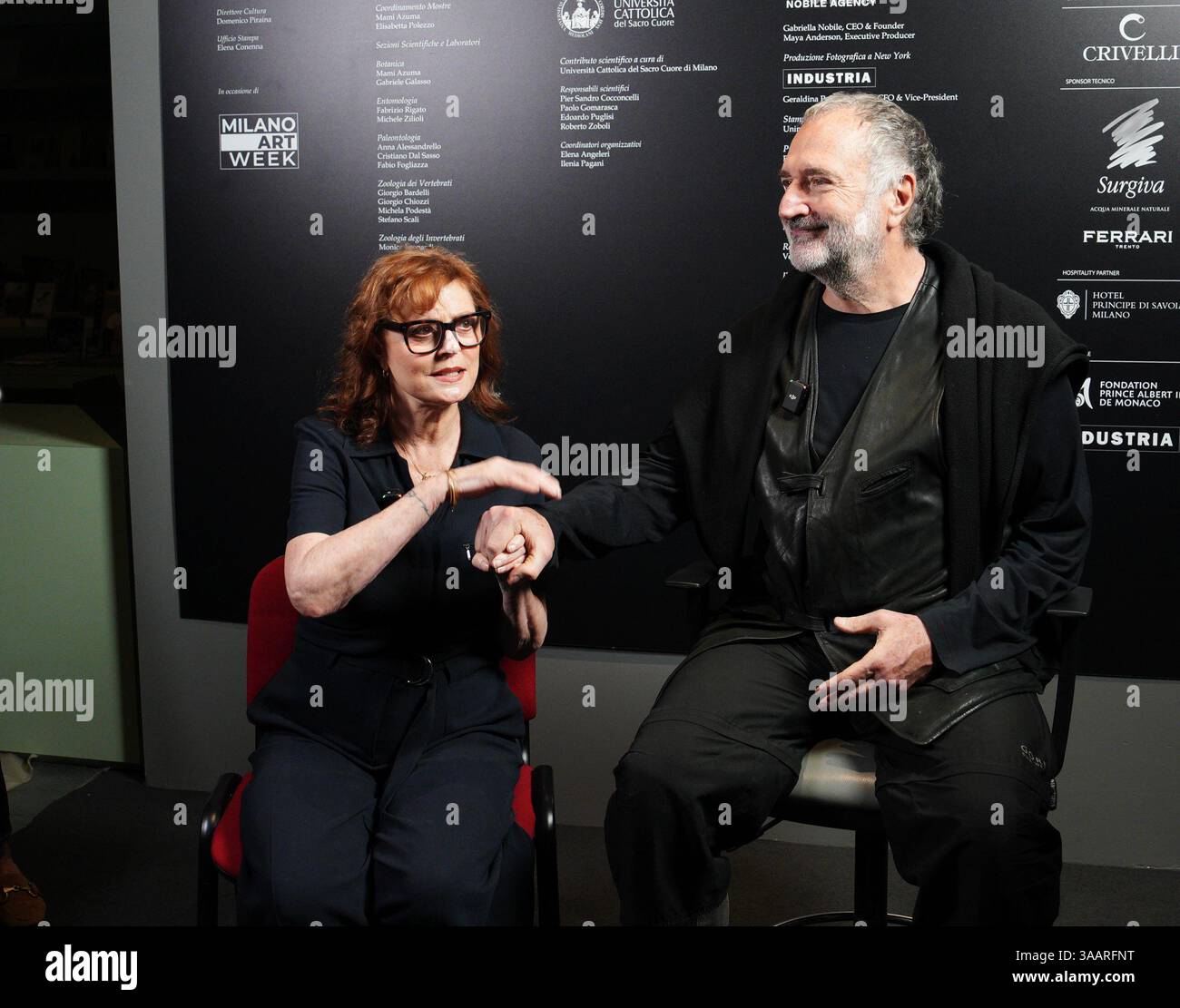 Presentation of Fabrizio Ferri's installation Breath Taking with Susan ...