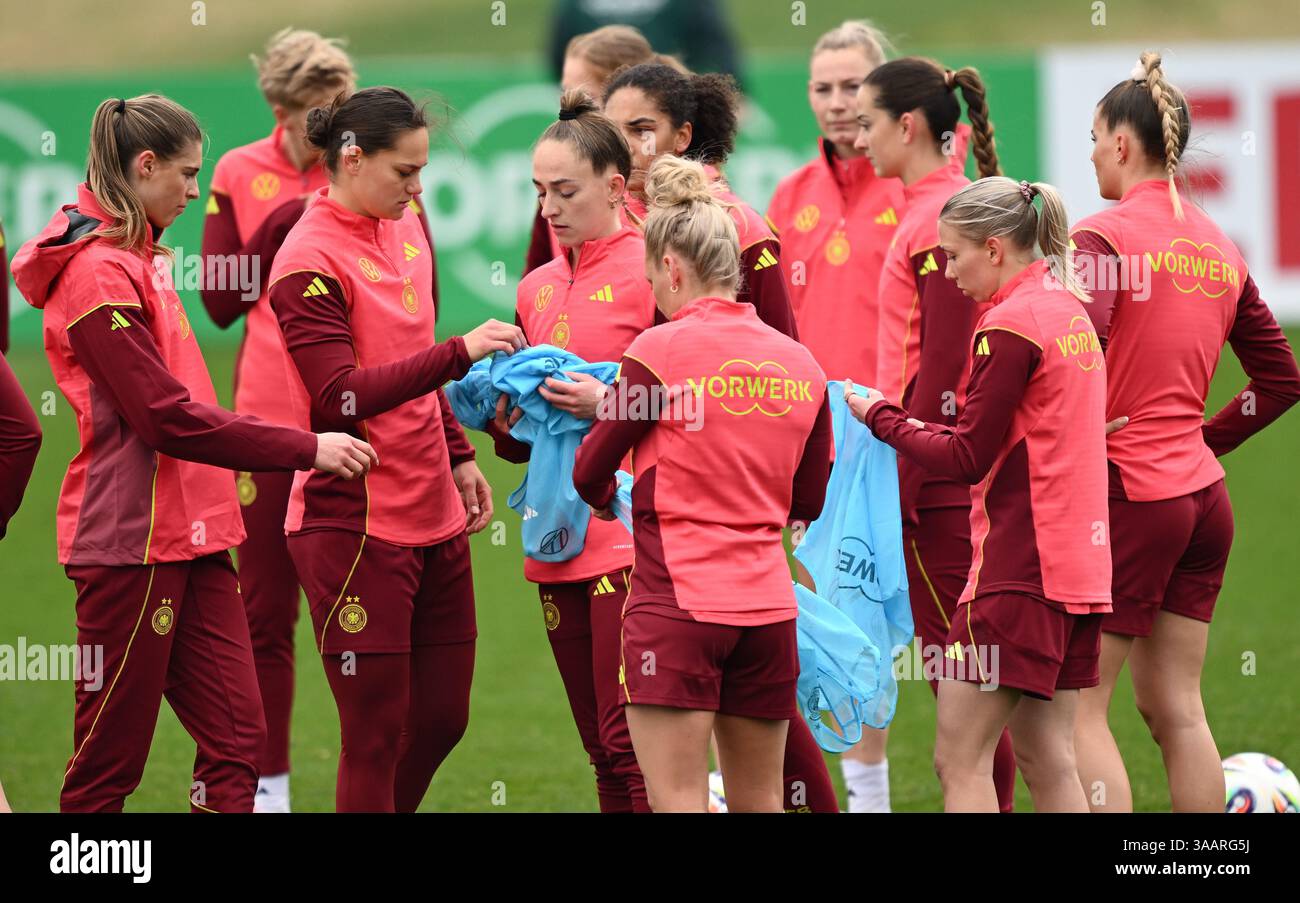 Hesse, Frankfurt, Germany. 01 April 2025, Hesse, Frankfurt/Main: Soccer ...