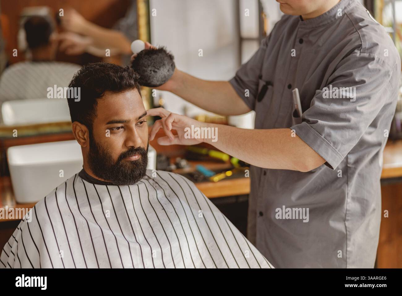 Enjoy a Barber Styling Session at a Modern Studio That Reflects ...