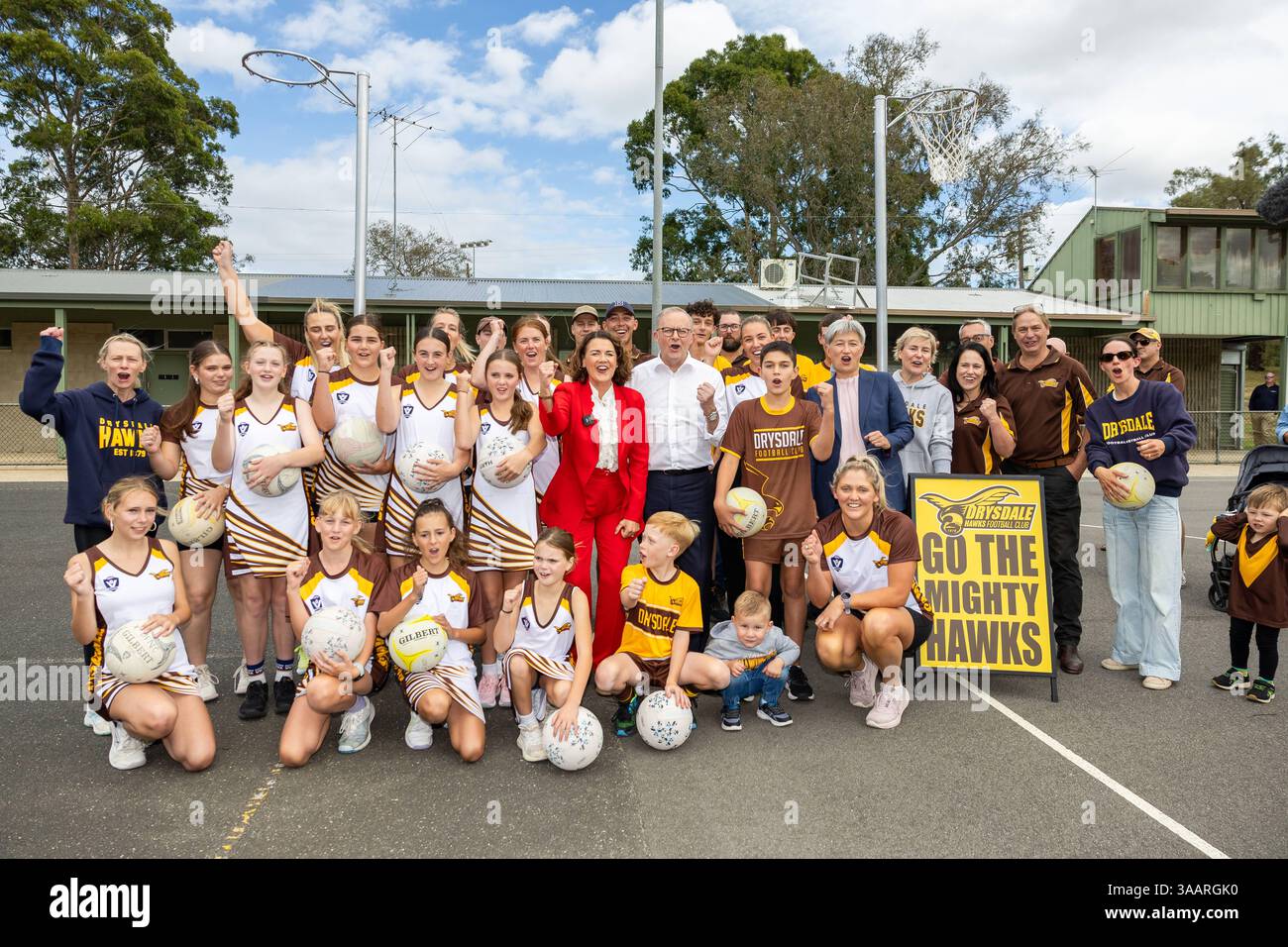 ELECTION25 ANTHONY ALBANESE CAMPAIGN Australian Prime Minister Anthony Albanese and the Labor ...