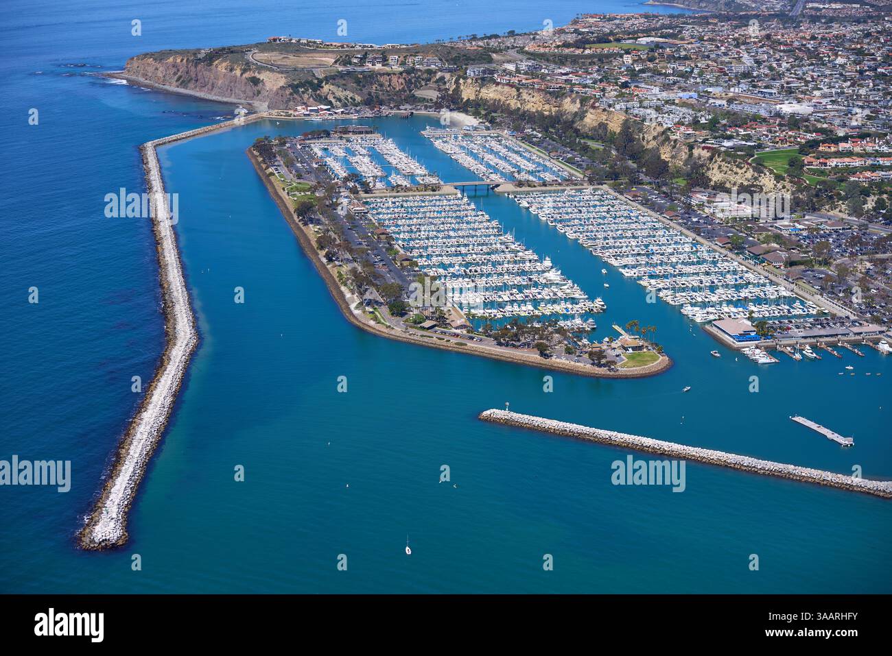 AERIAL VIEW. Marina of Dana Point. Orange County, California, USA Stock ...