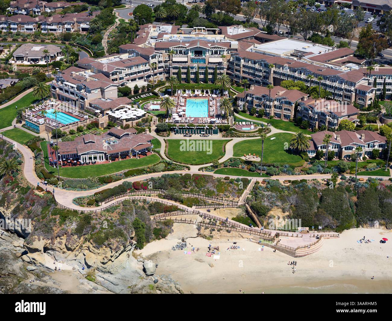AERIAL VIEW. Montage Laguna Beach: a luxurious hotel in an idyllic ...